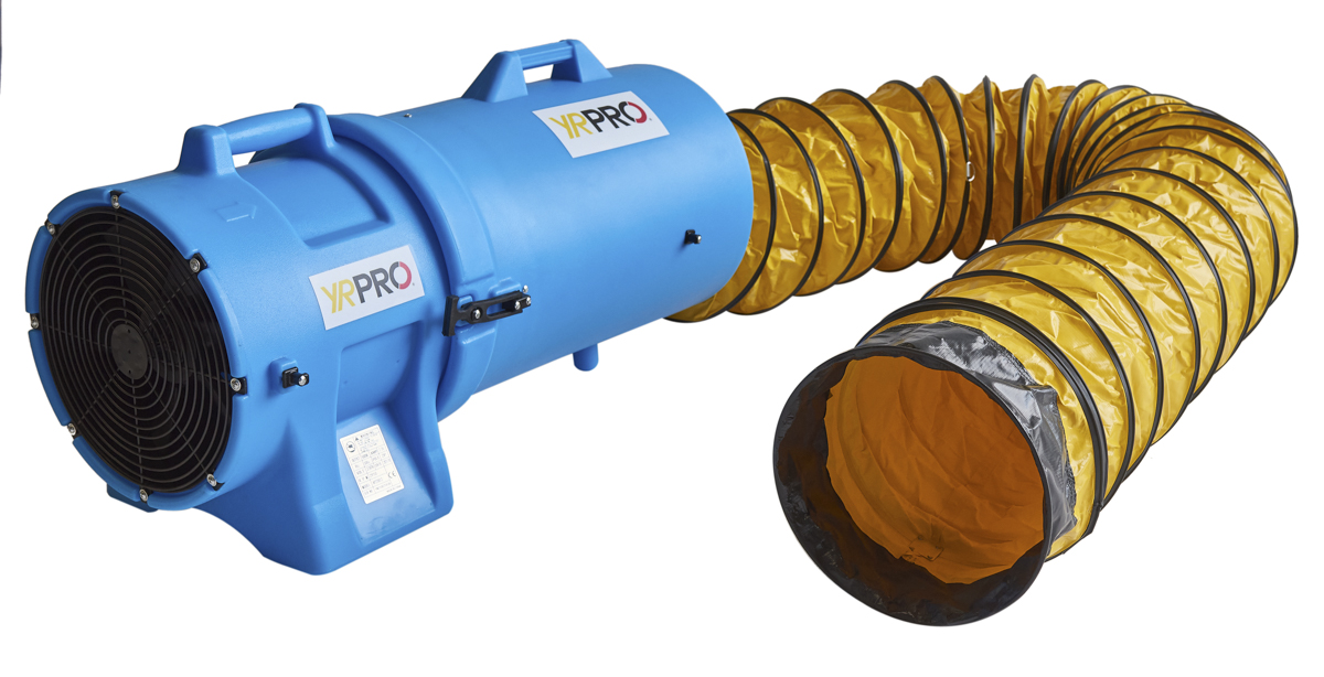 300mm Industrial Blower with Ducting | YRCO